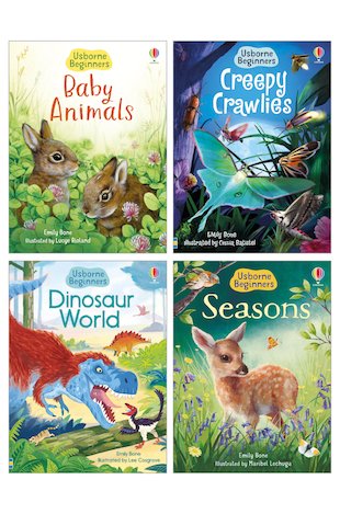 Usborne Beginners Book Band Turquoise Pack x 4 - Scholastic Kids' Club