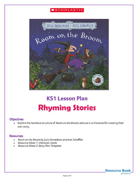 Room on the Broom Lesson Pack - Scholastic Shop