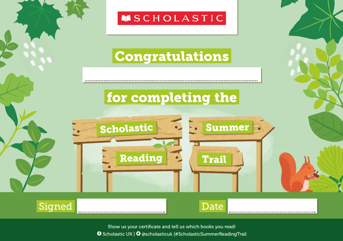Scholastic Summer Reading Trail | Activities - Scholastic Shop