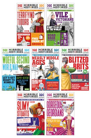 Horrible Histories AD Pack x7 - Scholastic Kids' Club