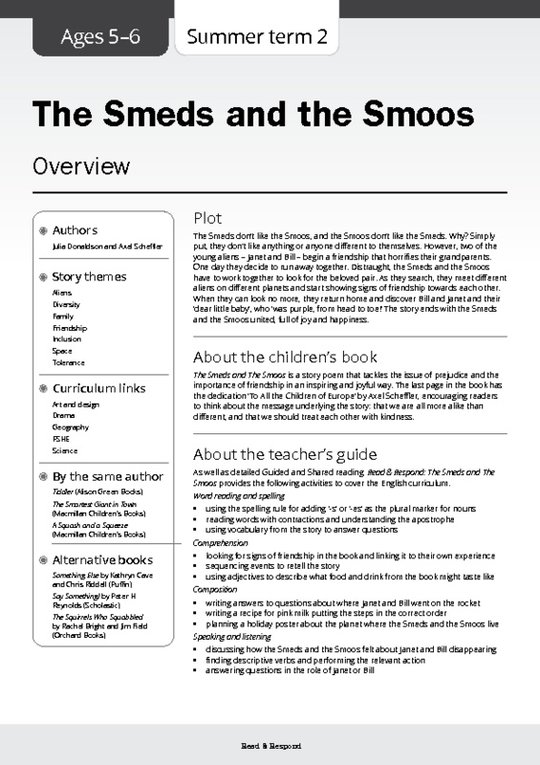 The Smeds and The Smoos overview - Scholastic Shop