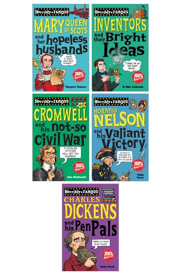 Horribly Famous Pack x 5 - Scholastic Shop