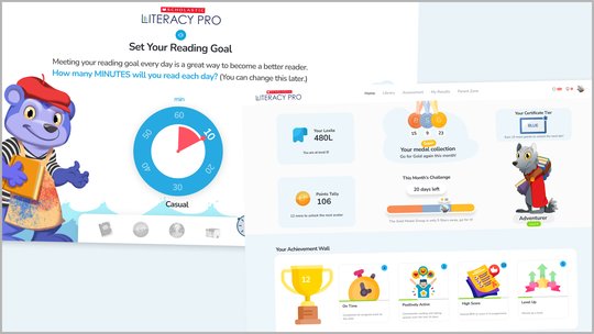 Reading goals dashboard - Scholastic Shop