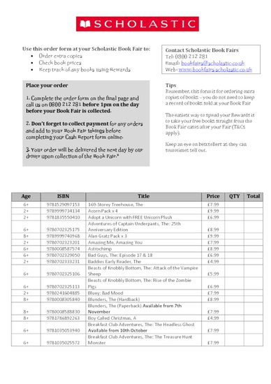 Free Resources – Everything you need for your Book Fair - Scholastic ...